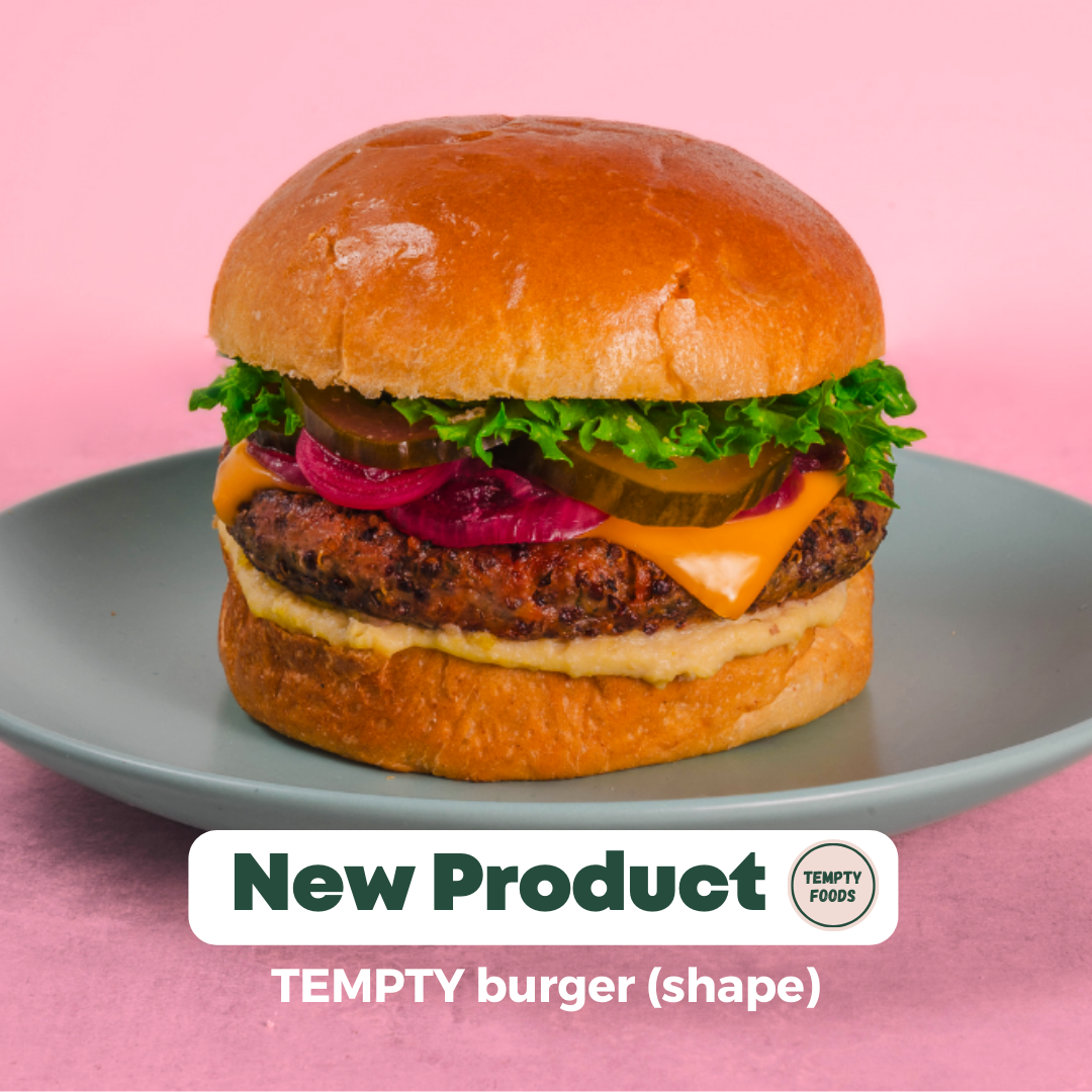 Nyt Produkt - TEMPTY burger (form) 🍔